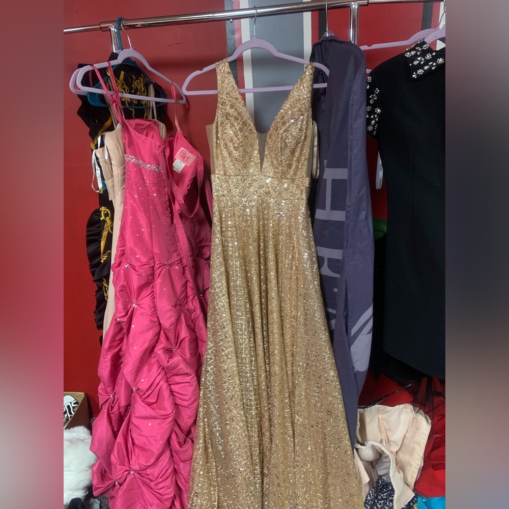 Gold Prom/Pageant Dress - Gem